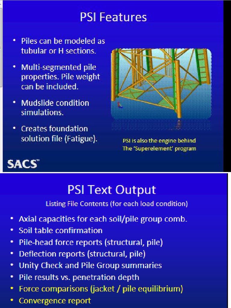 Psi - SACS | PDF
