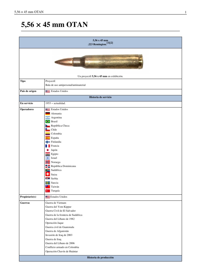 5,56 × 45 MM OTAN | PDF
