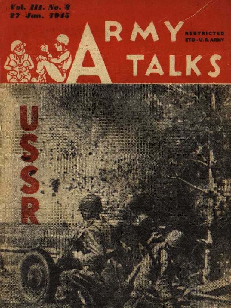 Army Talks Magazine 1943 | PDF | Travel