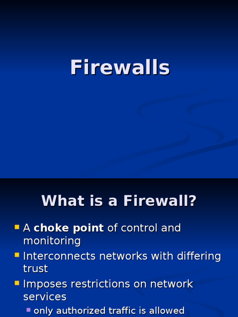 Firewalls | PDF | Firewall (Computing) | Port (Computer Networking)