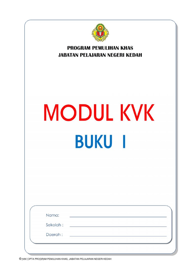 Modul KVK Buku 1 | PDF