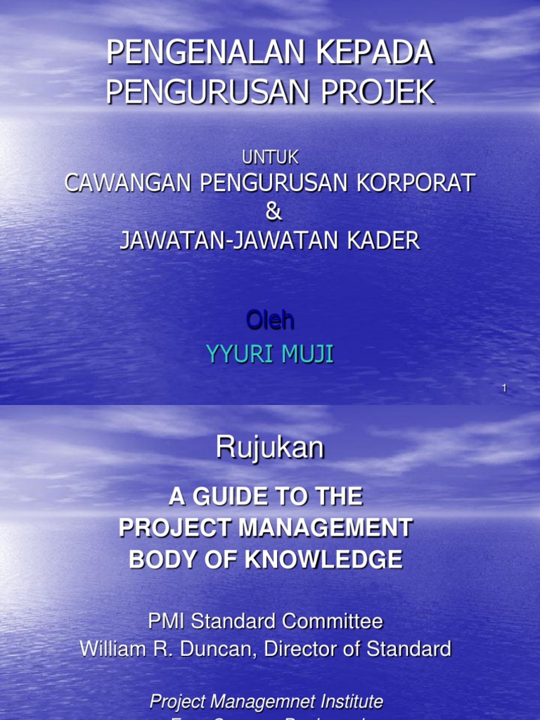 Pengurusan Projek Pdf