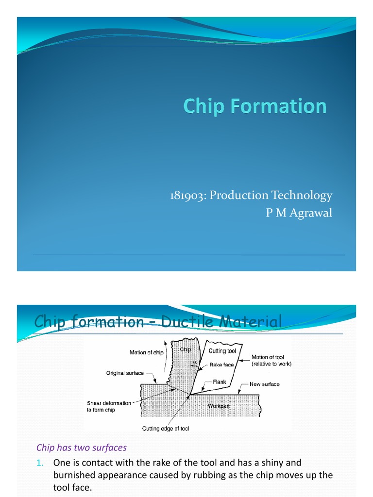 Chip Formation | Machining | Fracture