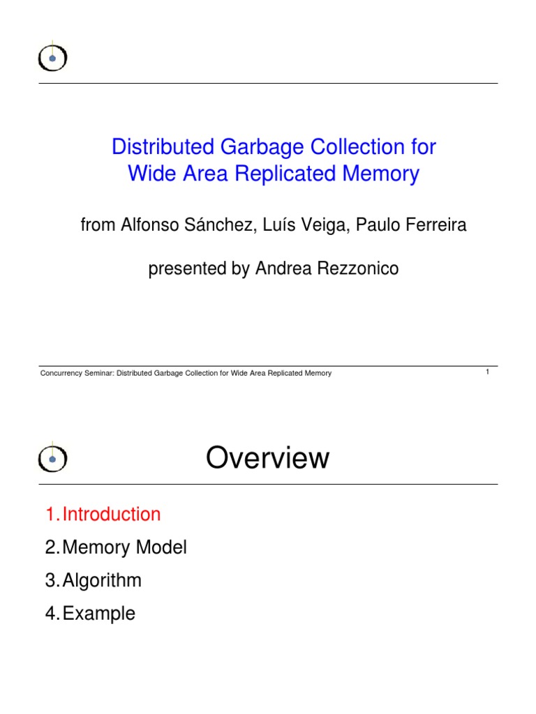 Distributed Garbage Collection Algorithm | PDF | Replication (Computing ...