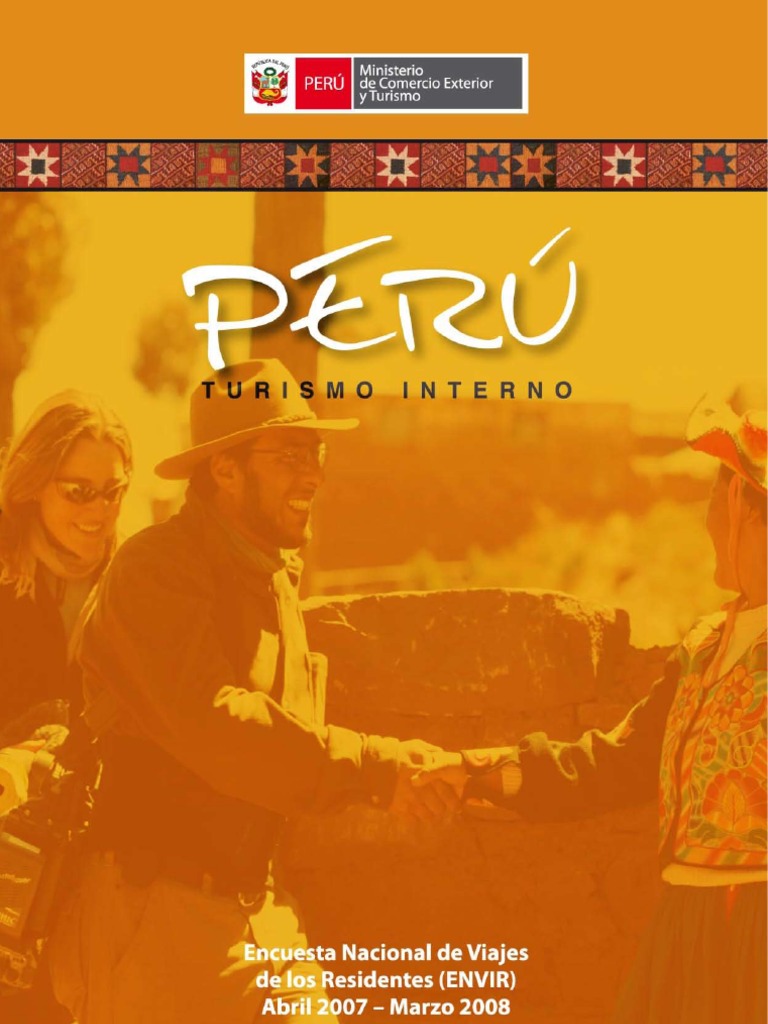 Peru Turismo Interno 1-1a | PDF | Población | Turismo
