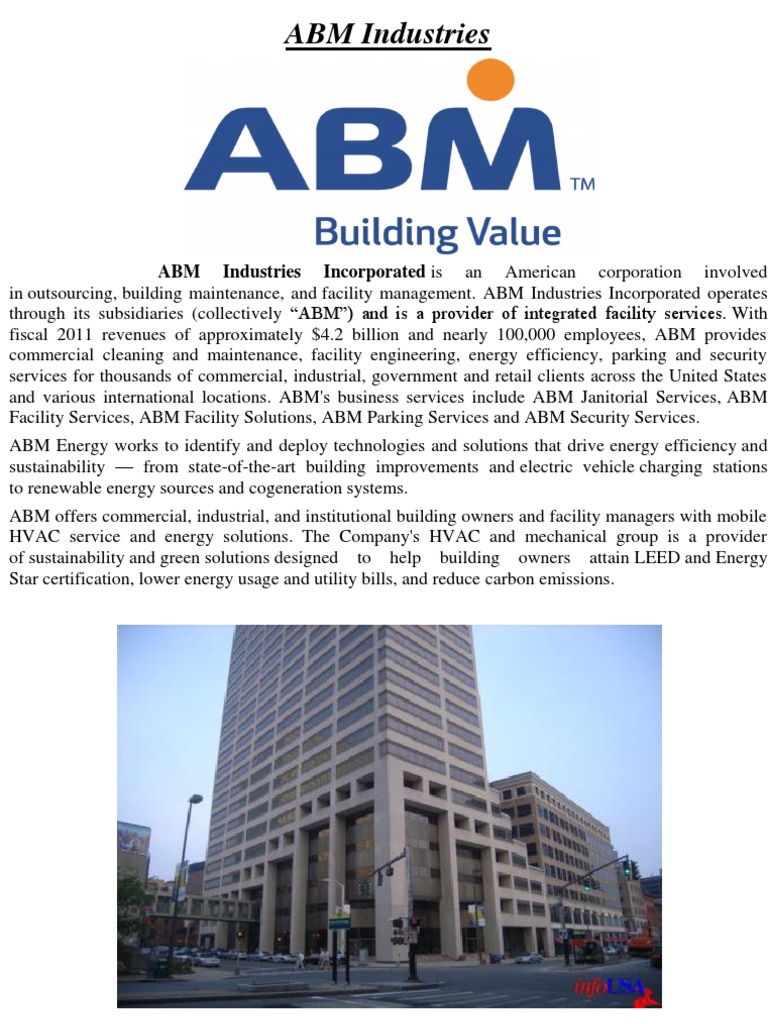 An Overview of ABM Industries and its Facility Services, Energy Solutions, and Sustainability ...