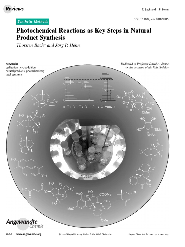 Photochemical Reactions As Key Steps in Natural Product Synthesis | PDF ...