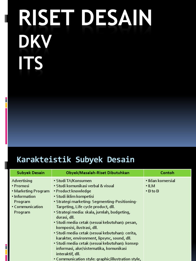 Riset Desain DKV | PDF