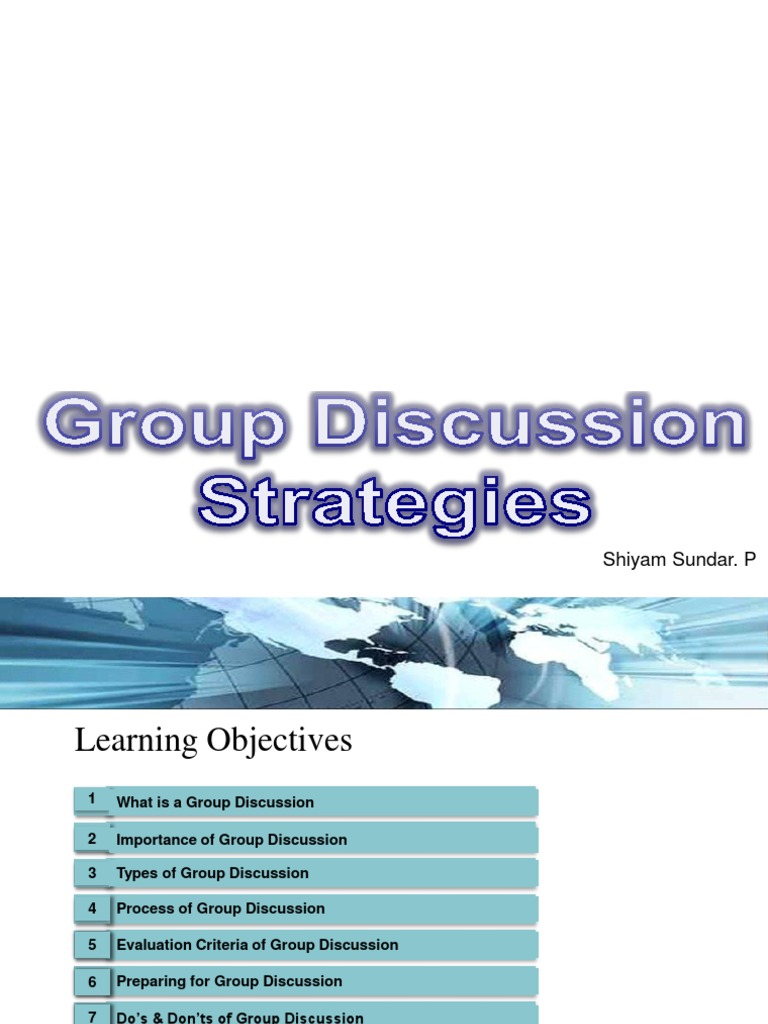 Group Discussion | PDF | Leadership | Evaluation