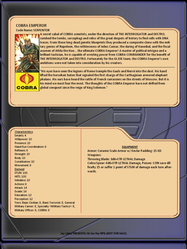 Cobra Files 1 | Download Free PDF | Ninja | Military Science