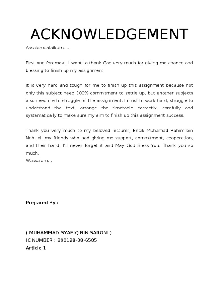 Acknowledgement: Prepared by | PDF | Autism | Attention Deficit ...