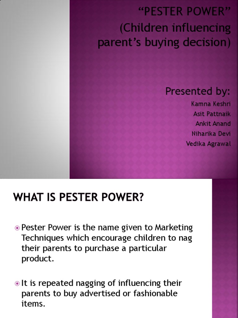Pester Power | PDF | Advertising | Mass Media