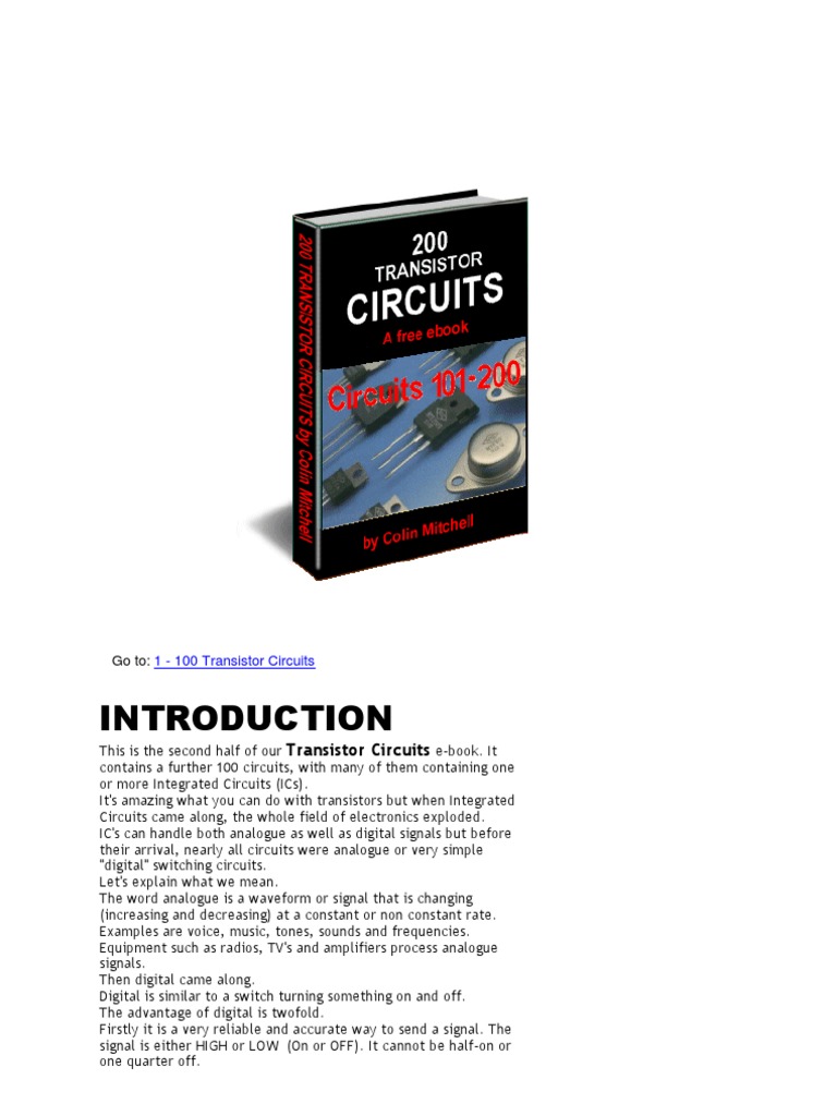 1 - 100 Transistor Circuits | PDF | Electronic Circuits | Relay