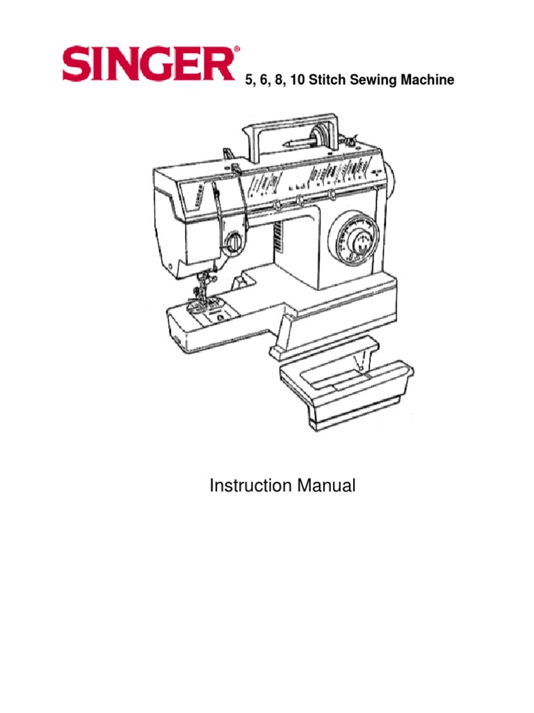 Singer Sewing Machine Instruction Manual | PDF | Sewing Machine | Seam ...