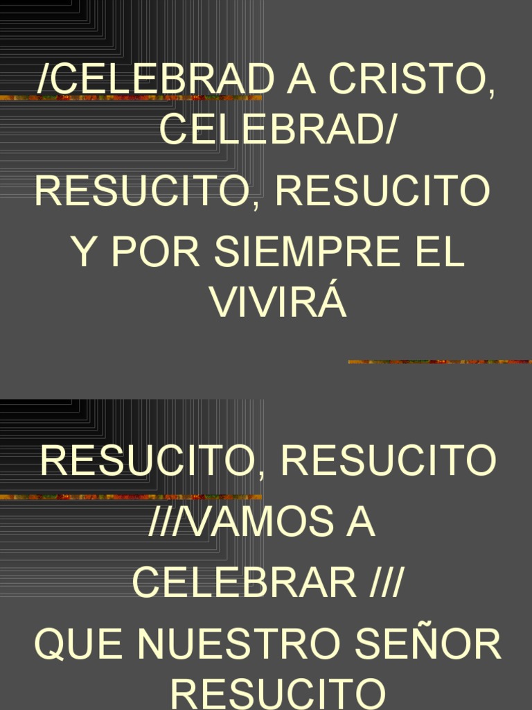 Celebrad A Cristo, Celebrad | PDF