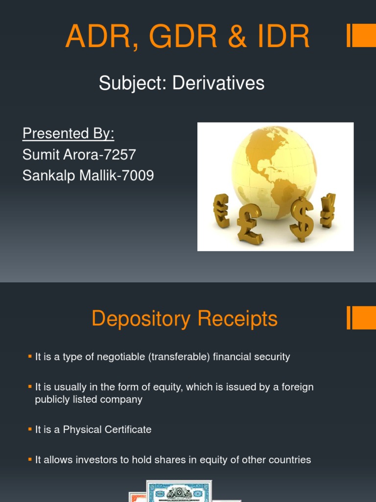 Adr GDR Idr 2003 | PDF | American Depositary Receipt | Equity Securities