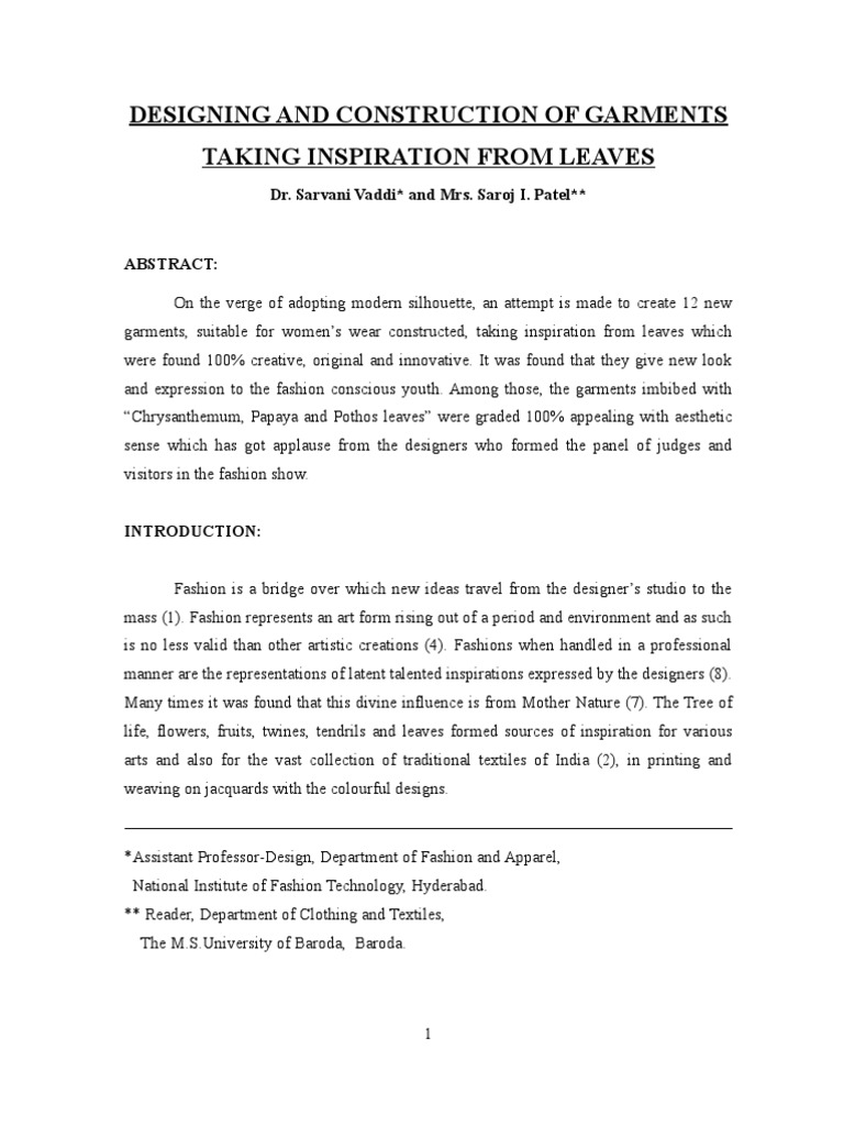 Designing and Construction of Garments | PDF | Fashion | Clothing