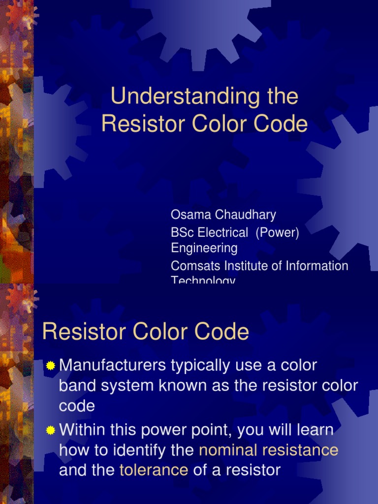 Understanding The Resistor Color Code | PDF | Resistor | Engineering ...