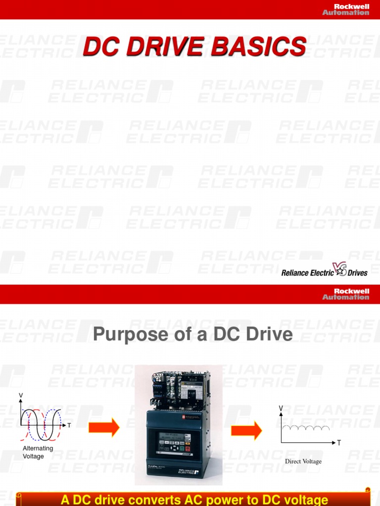 PS Basics of A DC Drive | PDF | Feedback | Electrical Components