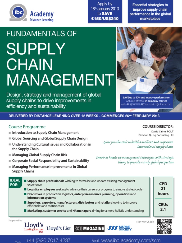 FLR2329HA101 Fundamentals of Supply Chain Management Web | PDF | Supply ...