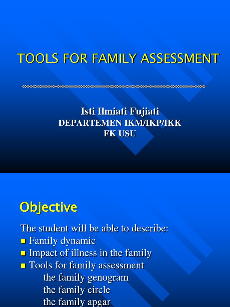 Tools For Family Assessment: Isti Ilmiati Fujiati | PDF | Self-Improvement