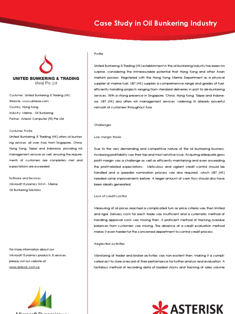 Case Study - Oil Bunkering | Download Free PDF | Fuel Oil | Profit ...