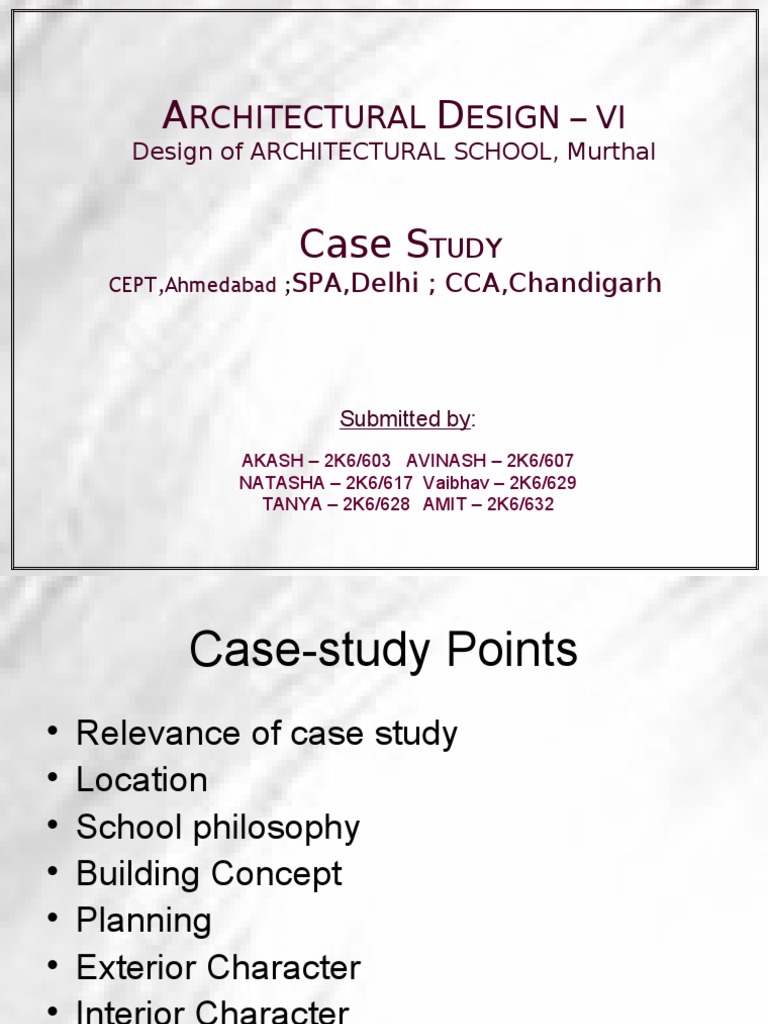 CCA, SPA & CEPT Case Studies | PDF | Libraries | Urban Planning