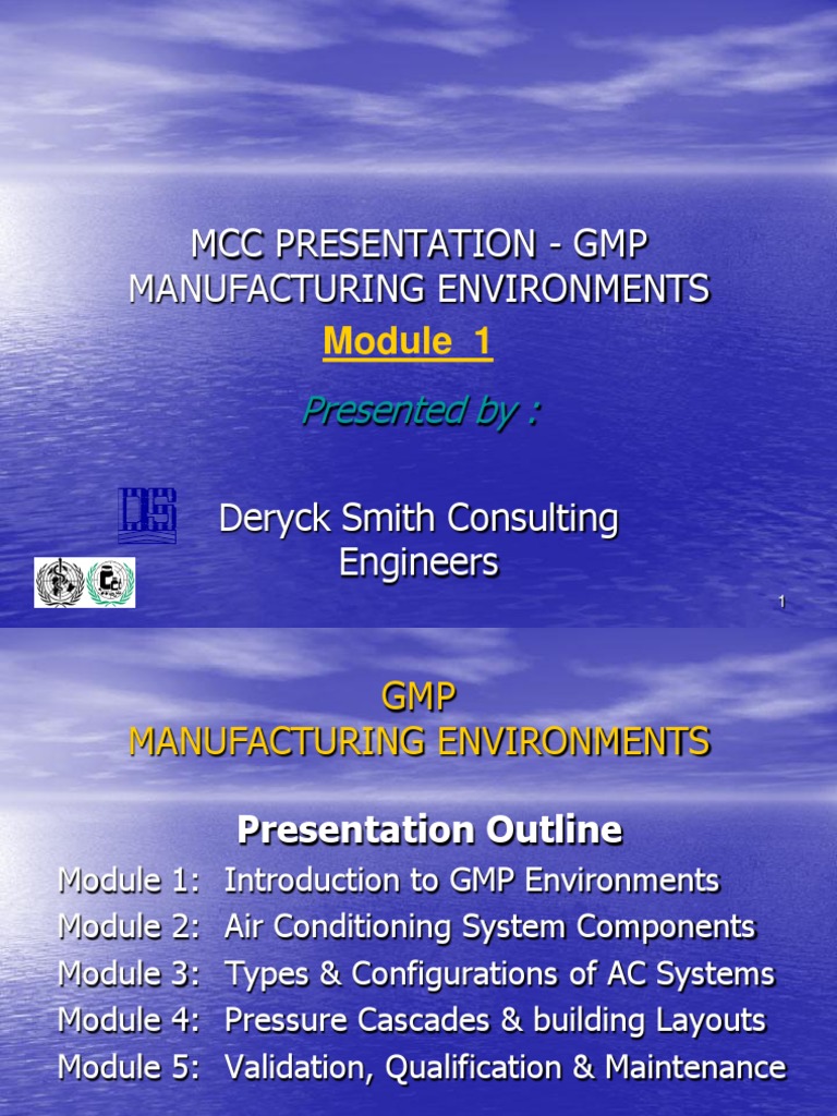 Cleanroom Manufacturing Basic Presentation | PDF