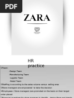Zara Organizational Structure | PDF | Hierarchy | Decentralization