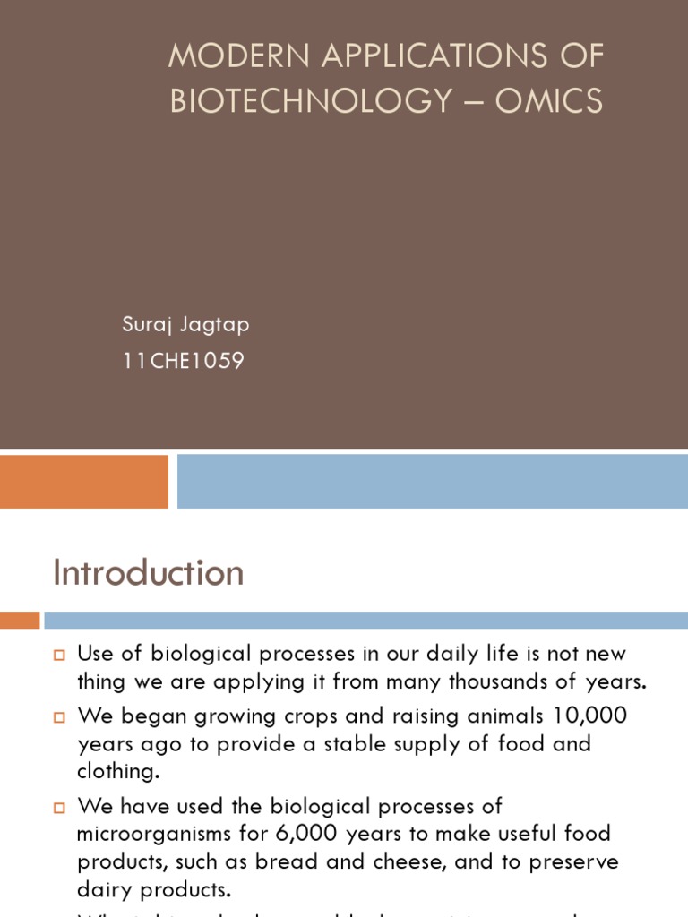 Omics | PDF | Plasmid | Biotechnology