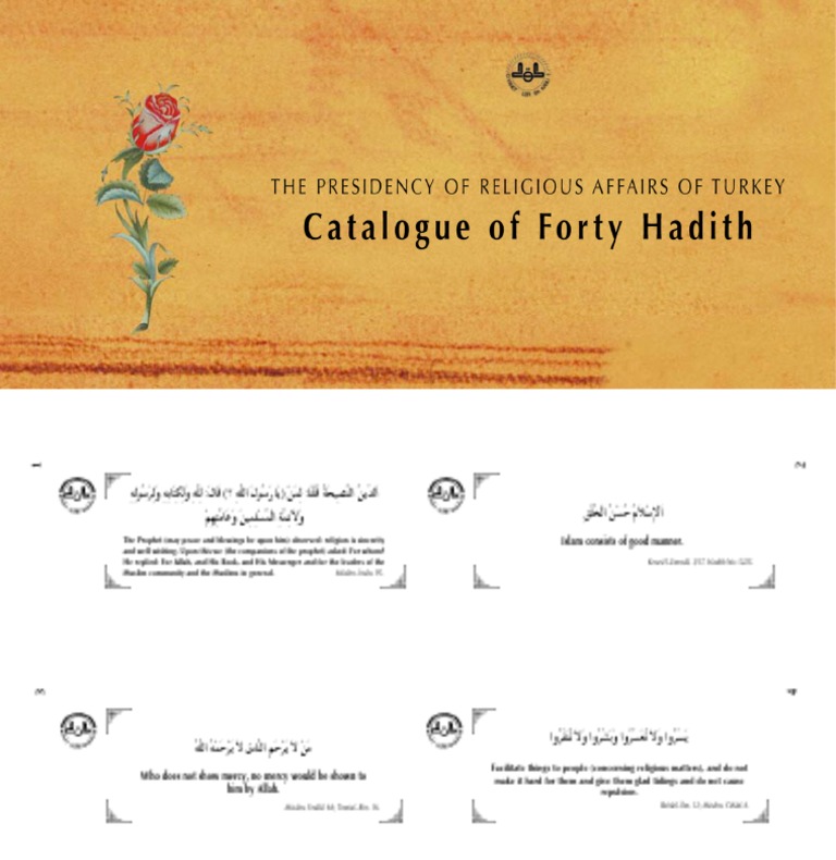 WWW - Diyanet.gov - TR Turkish Hadis Dosyalar 40 Hadis English | PDF