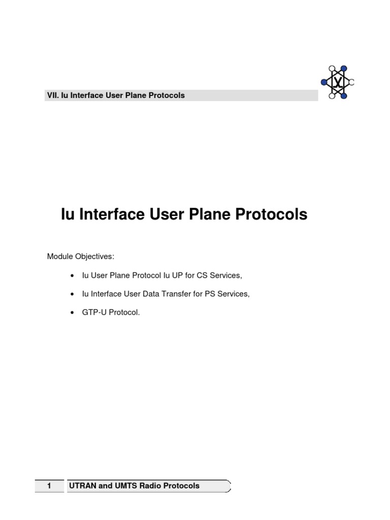 Register 7 - Iu Interface User Plane Protocols PDF | PDF | Port ...