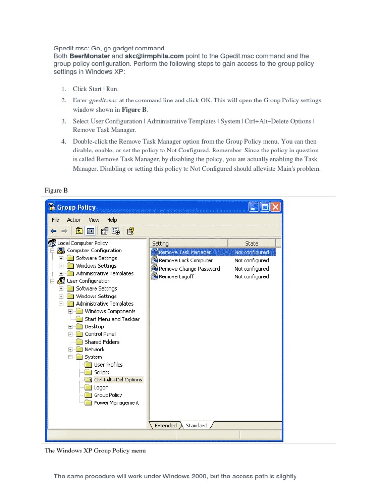 Gpedit Tutorial | Windows Registry | Group Policy