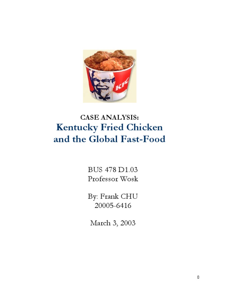 KFC and Food Industry Analysis | Download Free PDF | Fast Food | Mexico