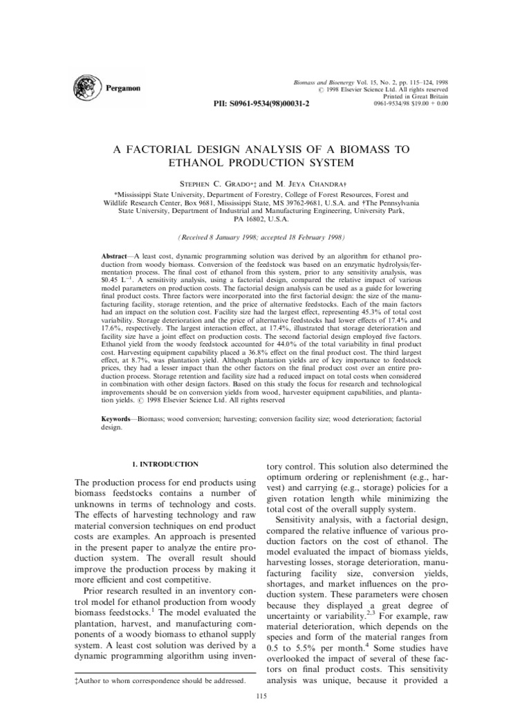 2. factorial design.pdf | Sensitivity Analysis | Biomass | Free 30-day ...