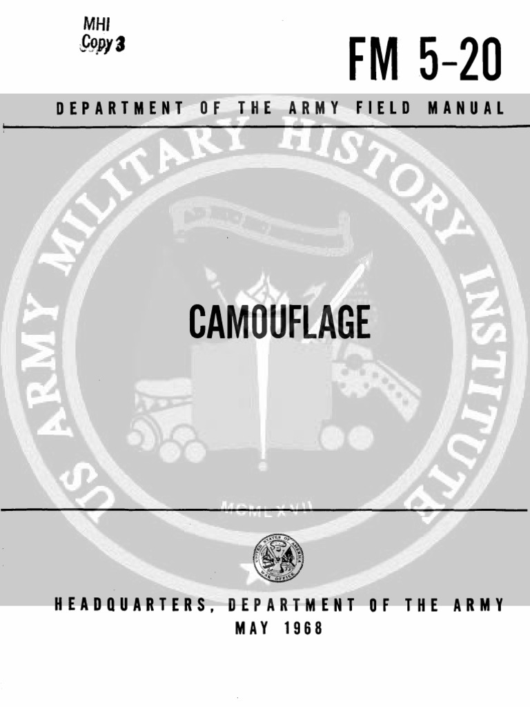 FM5 - 20 - 1968 | PDF | Camouflage | Infrared