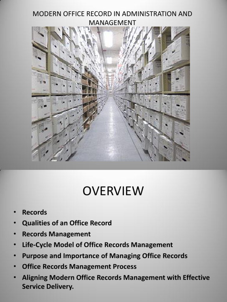 Modern Office Records | PDF | Business