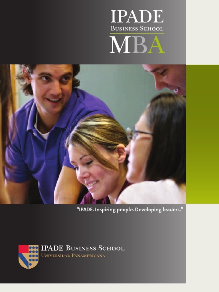 IPADE. Inspiring People. Developing Leaders. | PDF | Master Of Business ...