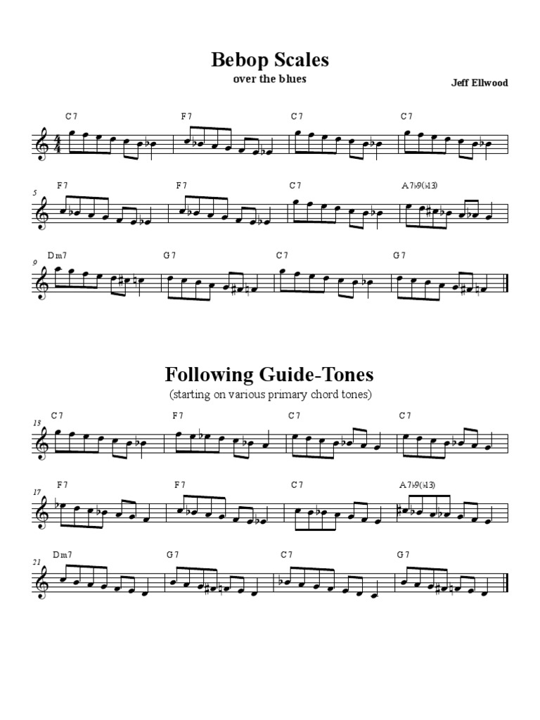 Blues (Bebop Scales)