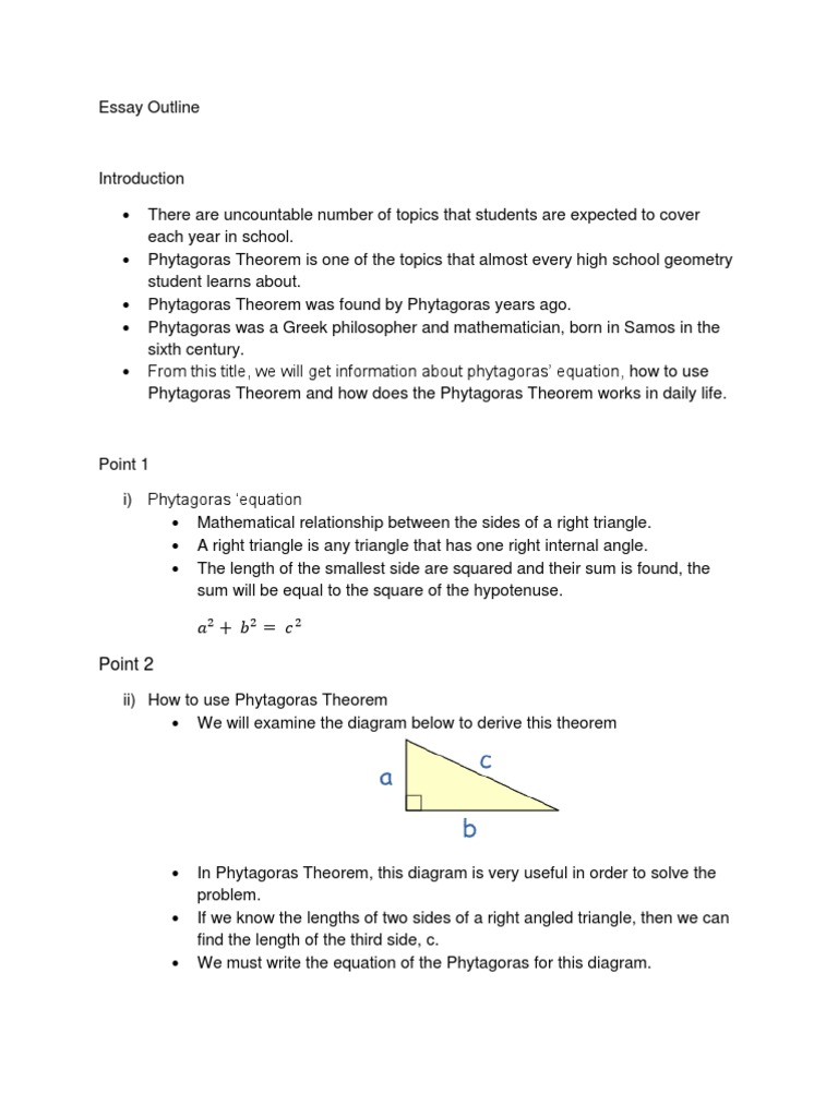Pythagoras Theorem: Applications & Insights | PDF | Theorem | Triangle