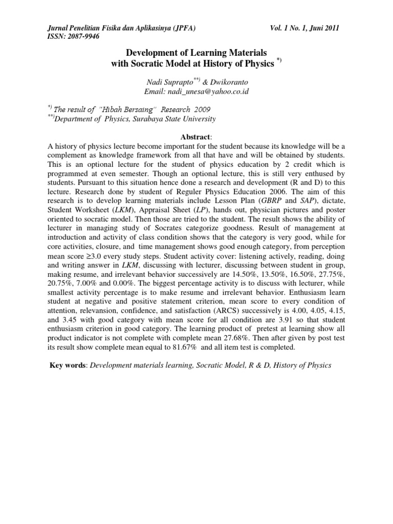Development of Learning Material | PDF