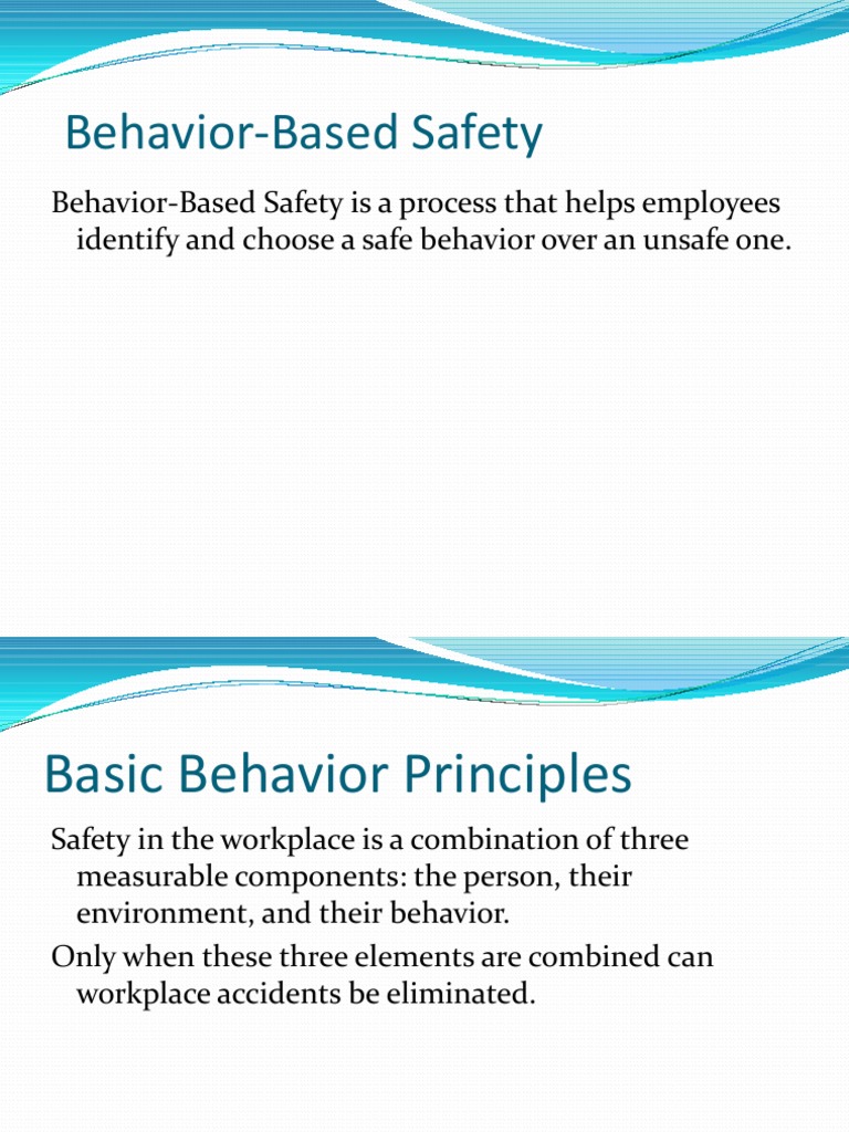 Behavior Based Safety | Reinforcement | Feedback