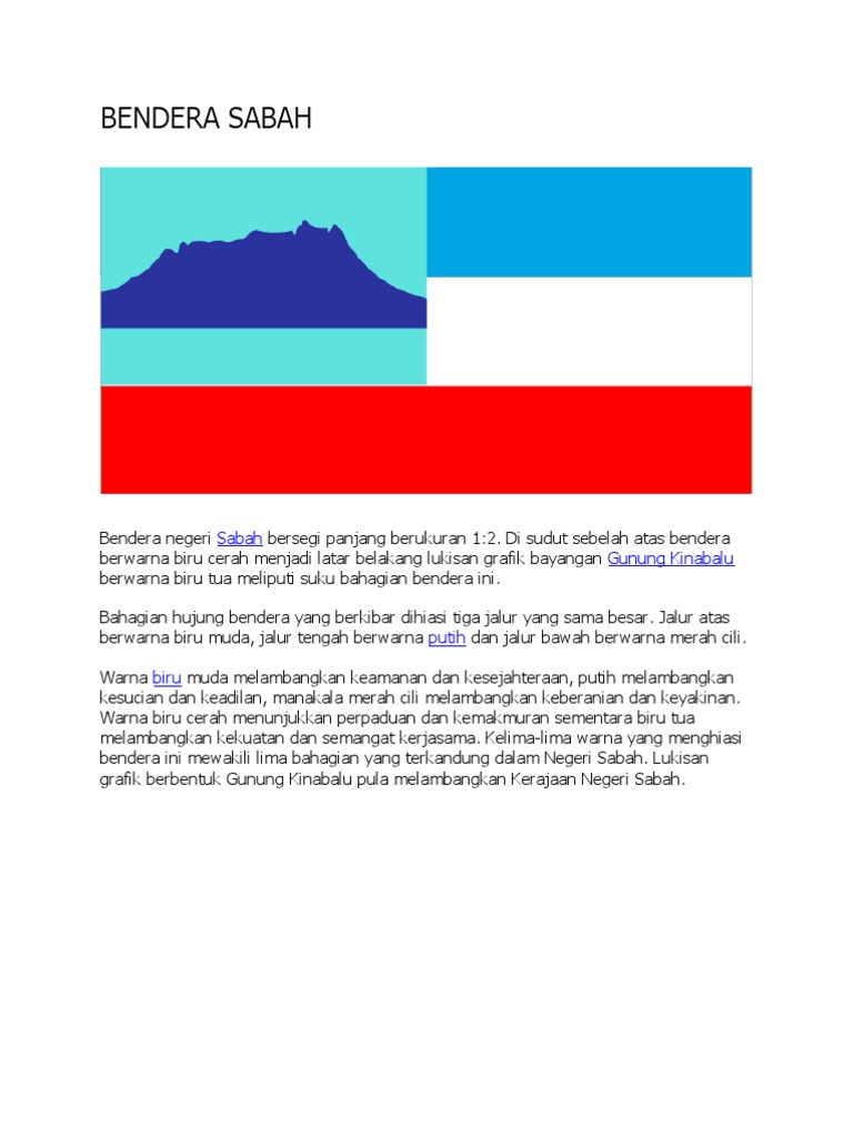 Bendera Sabah | PDF