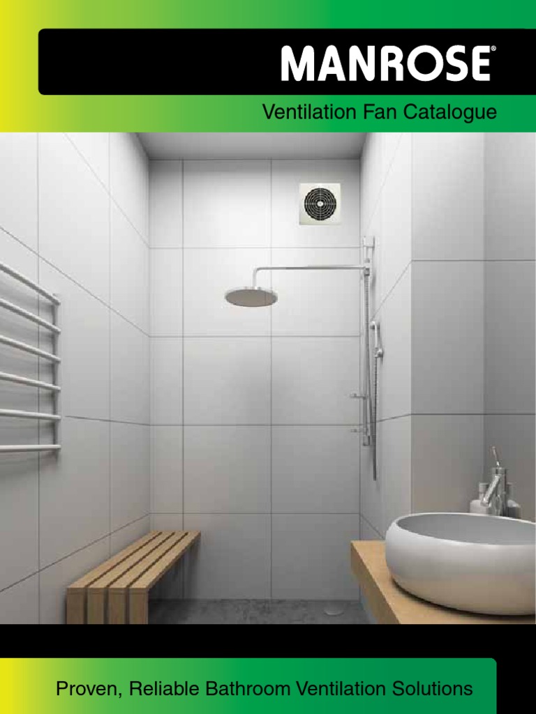 Manrose Vent Axia Ventilation Fan Catalogue | PDF | Mechanical Fan ...