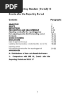 Ind As 10 | PDF | Going Concern | Fair Value