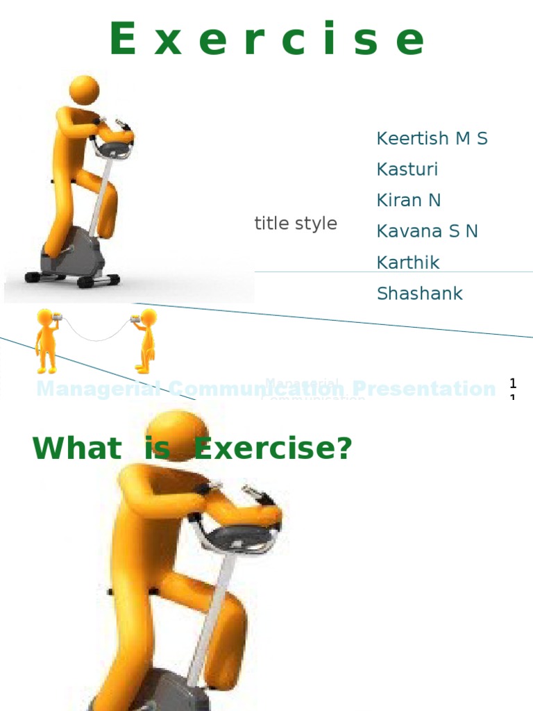 Exercise: Managerial Communication Presentation | PDF