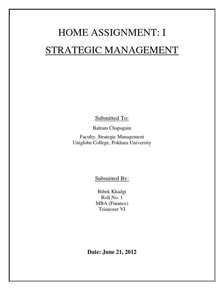 Strategic Management | PDF | Strategic Management | Strategic Planning