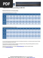 Metric Trapezoidal Thread | PDF | Machines | Metalworking