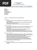 Capstone Project Format | PDF | Algorithms | Specification (Technical Standard)