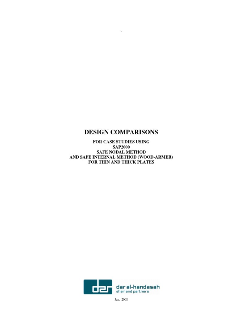 Design Comparisons of SAFE and SAP2000 | PDF | Technology & Engineering
